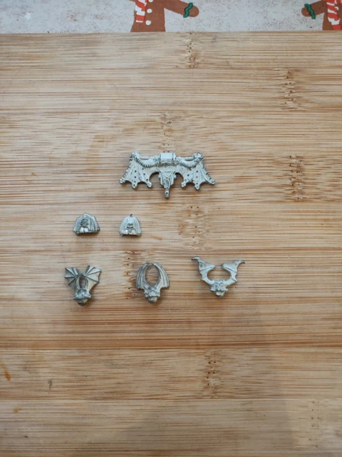 GW WARHAMMER 40K Night Lords Upgrade Bits Conversion Parts Heads Metal ...