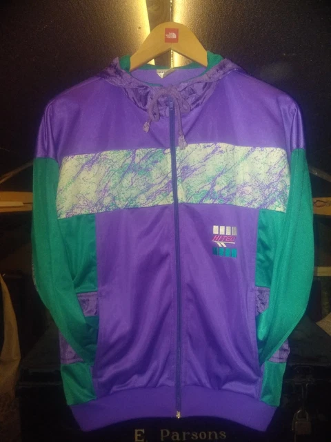 VINTAGE HI-TEC SHELL suit jacket - Festival/Wavy Garm £9.99 - PicClick UK