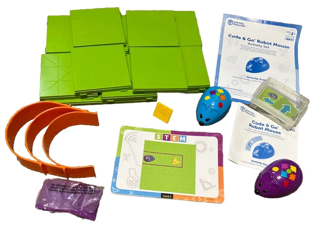 LEARNING RESOURCES CODE & Go Robot Mouse Activity Set With Two Coding ...