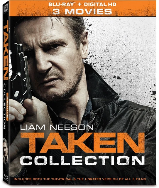 TAKEN 3-MOVIE COLLECTION (Blu-ray) Liam Neeson Forest Whitaker EUR 34 ...