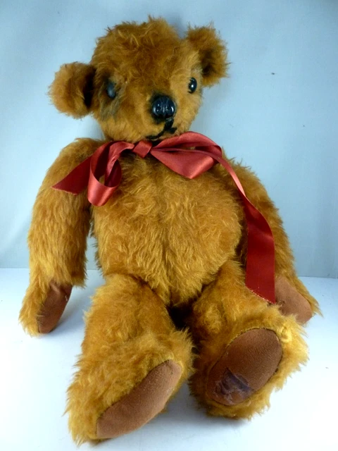 RARE VINTAGE 1950’S/1960'S TWO-FACED 18 inch Teddy/Human Bear - needs ...