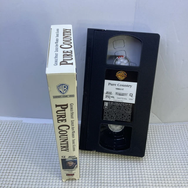 PURE COUNTRY- VHS Tape Movie George Strait, Lesley Ann Warren, & Isabel ...