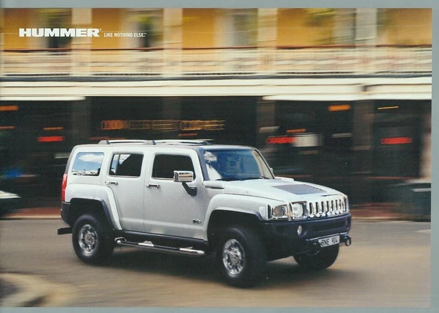 HUMMER H2 H3 brochure catalogue documentation prospectus poster ...