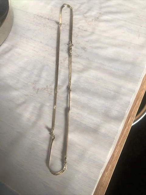 9CT GOLD SCRAP Chain necklace - 3G Hallmarked 375 £126.51 - PicClick UK