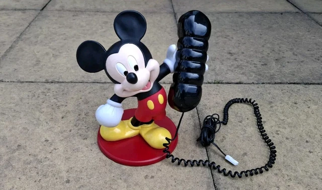 VINTAGE DISNEY MICKEY Mouse Telephone Home Phone Landline - Fully ...