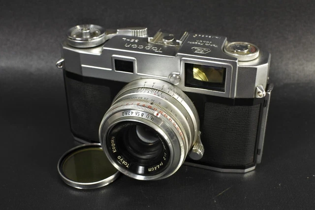 TOPCON 35-L RANGEFINDER Film Camera Tokyo Kogaku with Topcor f/2 4.4cm ...