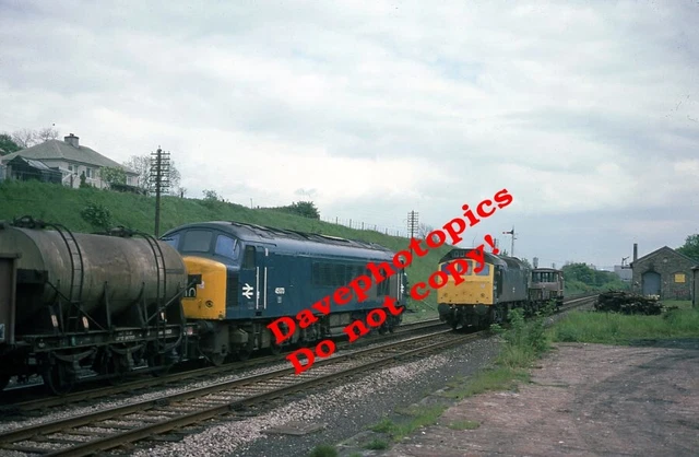 ORIGINAL 35MM Slide Diesel/Steam Train/Railway 45073 Up & 25144 Down ...
