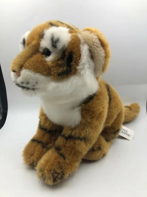 OFFICIAL 2016 NATIONAL Geographic Tiger Cub Cat Plush Soft Stuffed Toy ...