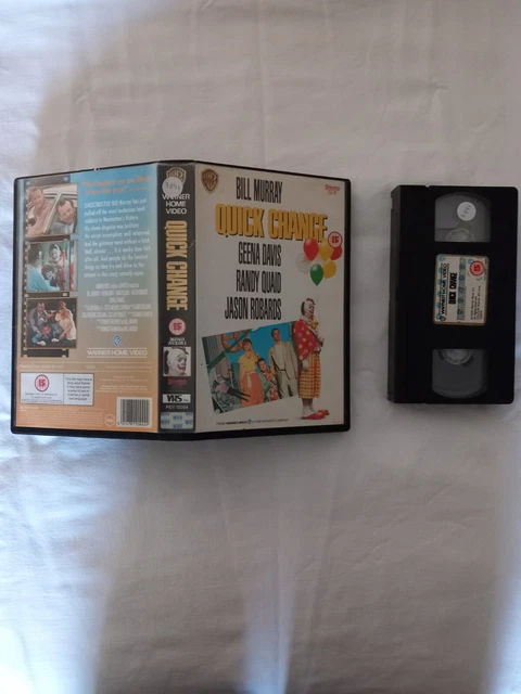 QUICK CHANGE VHS Big Box Warner £1.99 - PicClick UK