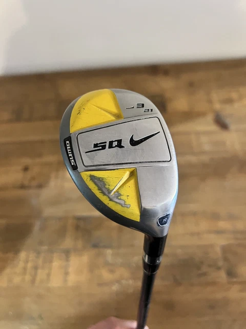 NIKE SQ SUMO 3 HYBRID 21 DEGREE #3 RESCUE Golf Club - REG FLEX SASQUATCH Shaft £30.00 - PicClick UK