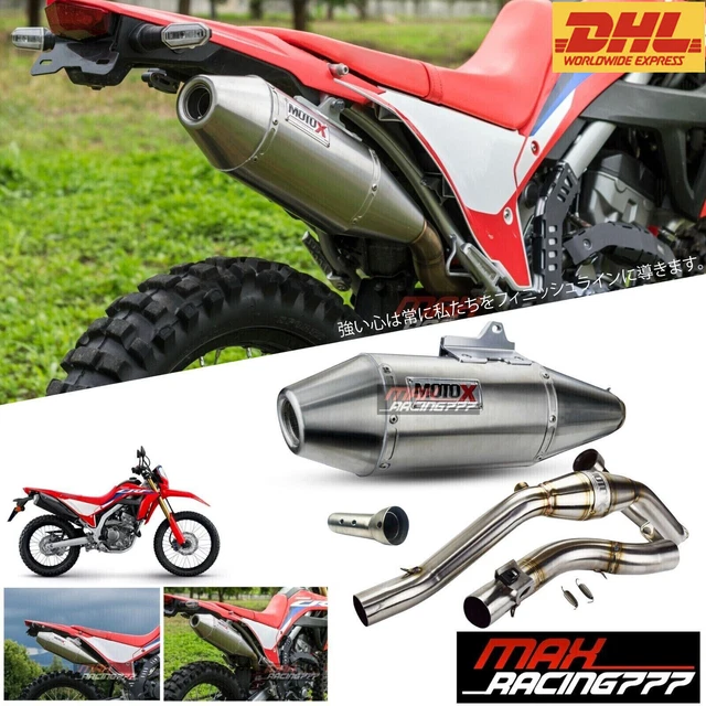 EXHAUST FULL SYSTEM Stainless Raching Fit For Honda Crf300L Rally Rl ...