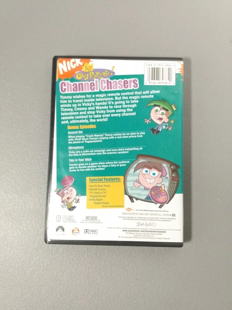 THE FAIRLY ODDPARENTS: Channel Chasers (DVD, 2004) Nickelodeon Cartoon ...
