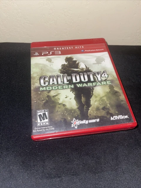 Call Of Duty 4 Modern Warfare Greatest Hits Sony Playstation 3