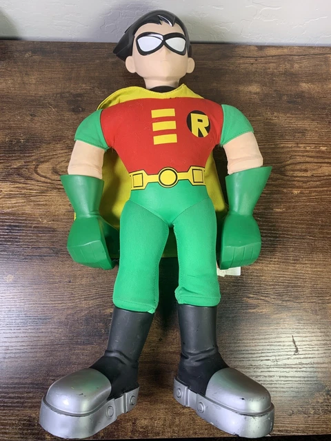 BANDAI TEEN TITANS Action Buddy Robin Plush Talking 21” 2004 Stuffed ...
