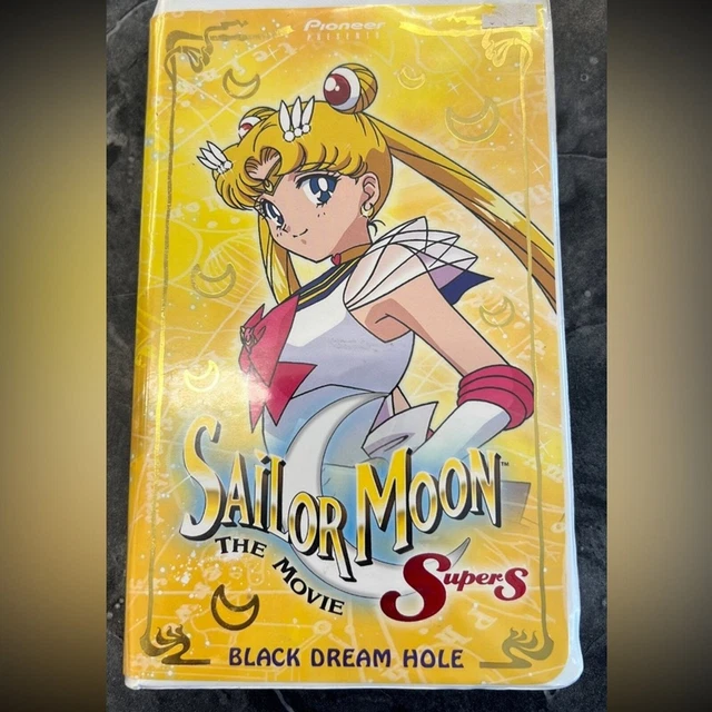 SAILOR MOON THE Movie VHS Clamshell Black Dream Hole 1995 Pioneer £17. ...