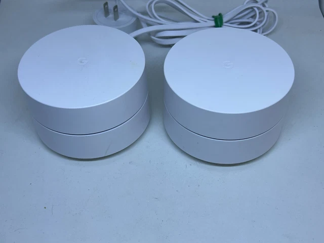 GOOGLE WIFI GJ2CQ Dual-band Mesh Wi-fi Router - 2 pack $68.97 - PicClick