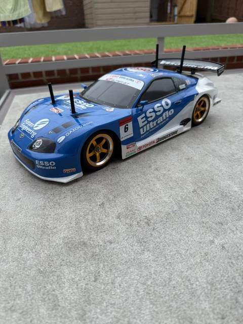 TAMIYA TOYOTA SUPRA Tiger Esso Tt01 1-10 Rc Car £146.32 - PicClick UK