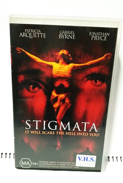 &STIGMATA& &PATRICIA ARQUETTE& HORROR/Supernatural VHS PAL MOVIE MA15 ...