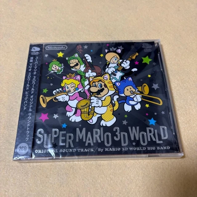 CLUB NINTENDO SUPER Mario 3D World Original Soundtrack CD Promo Rare ...
