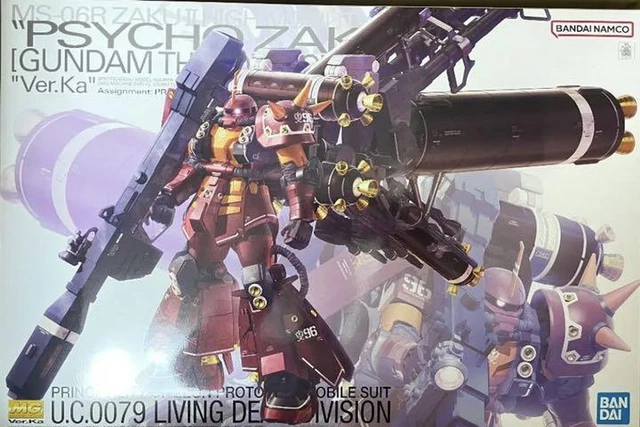 BANDAI GUNDAM MG 1/100 High Mobility Type Zaku Psycho Zaku Ver.Ka Model Kits £316.59 - PicClick UK