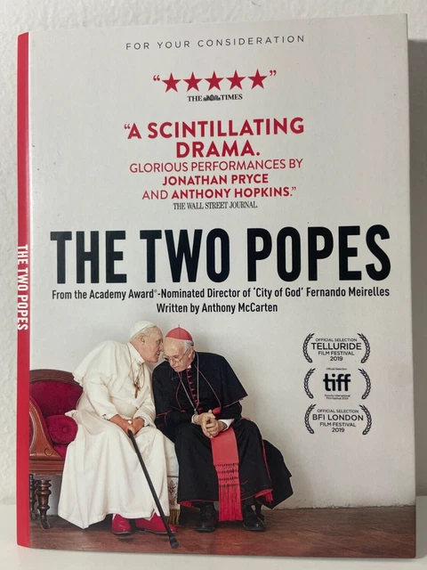 THE TWO POPES FYC DVD Netflix For Your Consideration Award Promo ...