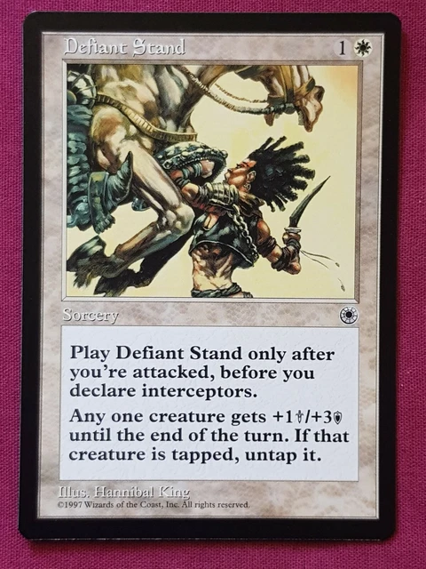 MAGIC THE GATHERING PORTAL DEFIANT STAND white card MTG EUR 4,42 ...
