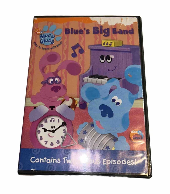 BLUE'S CLUES - Blue's Big Band (DVD, 2003) - 2 Bonus Episodes. Vintage ...
