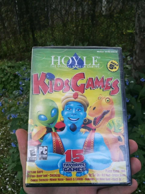 2000S HOYLE KIDS Games PC CD-ROM 15 Favourite Games: Go Fish, Tic Tac ...