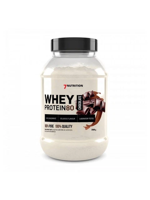 7NUTRITION WHEY PROTEIN 80 Powder 2kg Delicious Flavours £47.99 ...