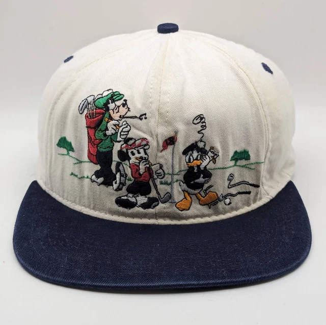 VINTAGE MICKEY MOUSE & Friends Golf Hat Disney Store USA Made ...