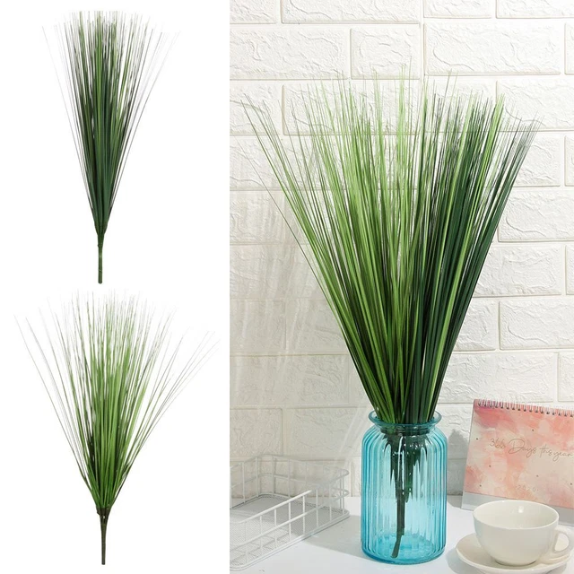 DECORATION PLASTIC ONION Grass Fake Leaf Artificial Plants Simulation ...