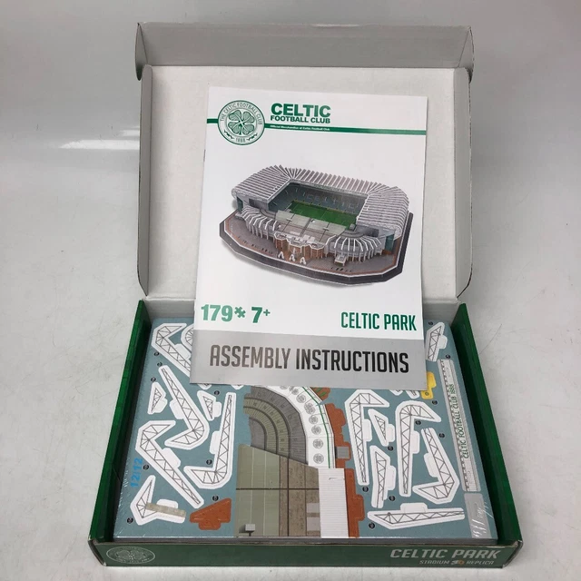 THE CELTIC FOOTBALL Club Celtic Park Stadium 3D Replica Model Boxed ...