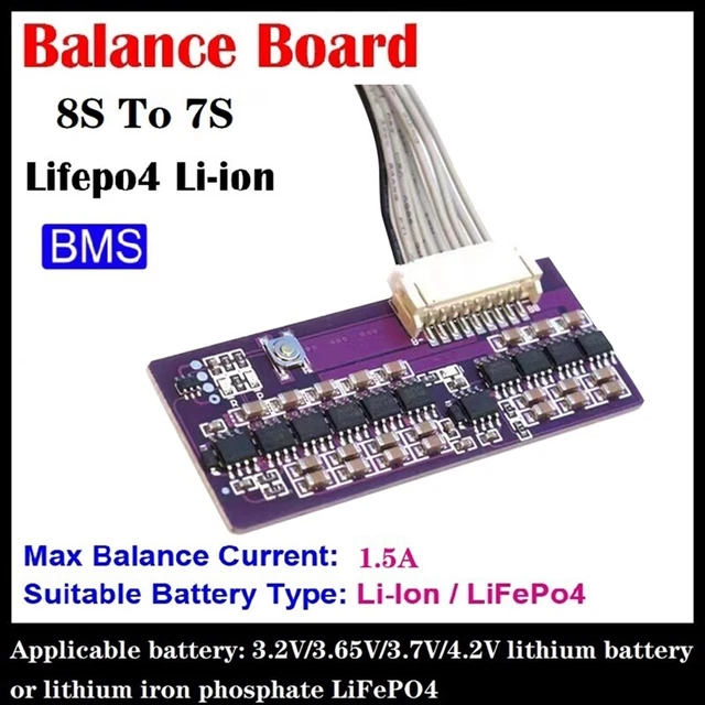 8S-7S 1.5A LIFEPO4 Ternary Li-Ion Battery Universal High Current 0.03V High7927 EUR 13,18 ...