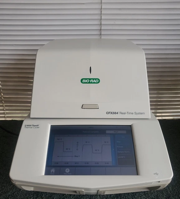 BIO-RAD CFX384 REAL-TIME PCR Detection System w/ C1000 Touch - AS IS ...