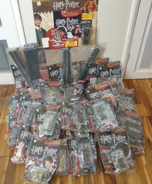Harry Potter Chess Set And Magazines By Deagostini 43 In Total All Are Sealed £24999 Picclick Uk