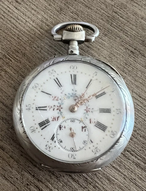 MONTRE GOUSSET ANCIENNE en argent - fonctionne EUR 35,00 - PicClick FR