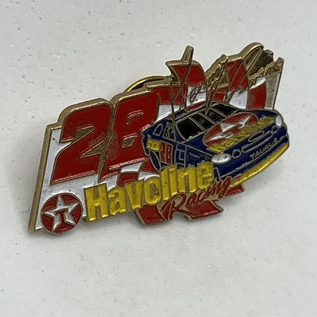 KENNY IRWIN #28 Texaco Racing Race Car Driver NASCAR Enamel Lapel Hat ...