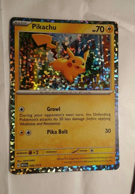 MCDONALD'S 2023 POKEMON Match Battle Cards TCG HAPPY MEAL Pikachu Holo ...
