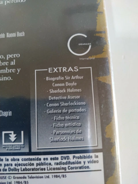 SHERLOCK HOLMES THE Empty House + Abbey Farm - DVD New - REGION 2 £19. ...
