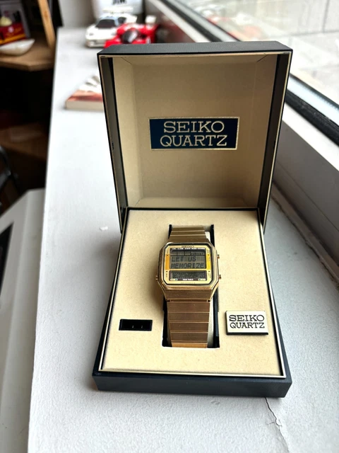 VINTAGE SEIKO D409-5009 Databank Memory Watch, digital, full set, box ...