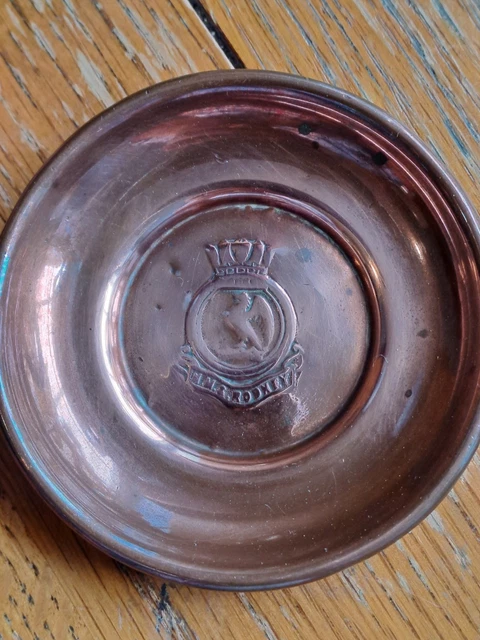 HMS RODNEY BATTLESHIP, copper pin dish, antique circa 1928-1948. £42.28 ...
