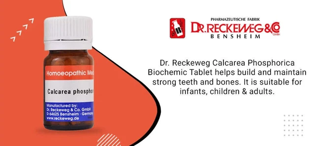 DR. RECKEWEG CALCAREA Phosphorica Biochemic Tablet 6X Strong Teeth ...