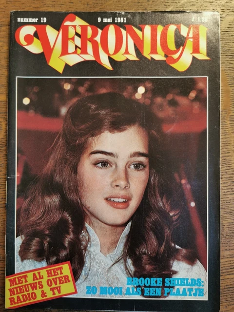 BROOKE SHIELDS VERONICA Dutch TV guide magazine 1981 Dallas EUR 17,50 ...