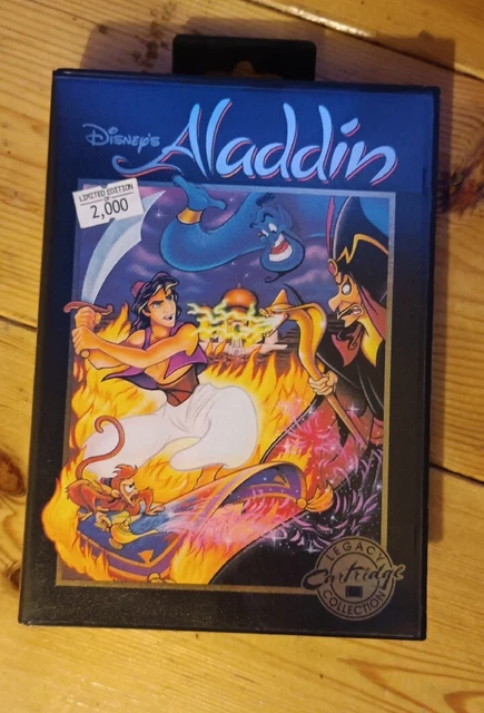 DISNEY'S ALADDIN LEGACY Cartridge Collection Sega Mega Drive Genesis ...