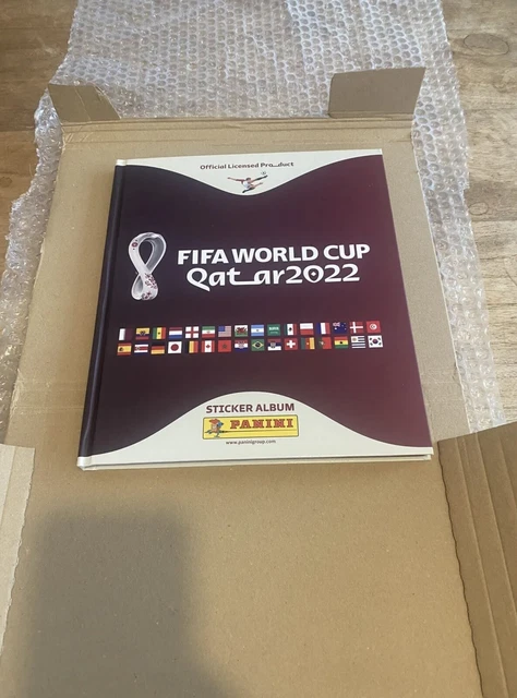 PANINI HARDCOVER WORLD Cup Sticker Album QATAR 2022 COMPLETE! Pristine ...