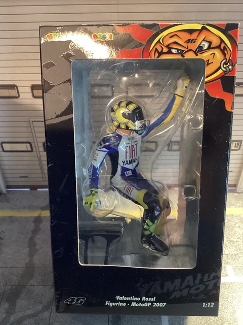 MINICHAMPS 1/12 TH Valentino Rossi Riding Figure, Yamaha Moto Gp 2007 ...
