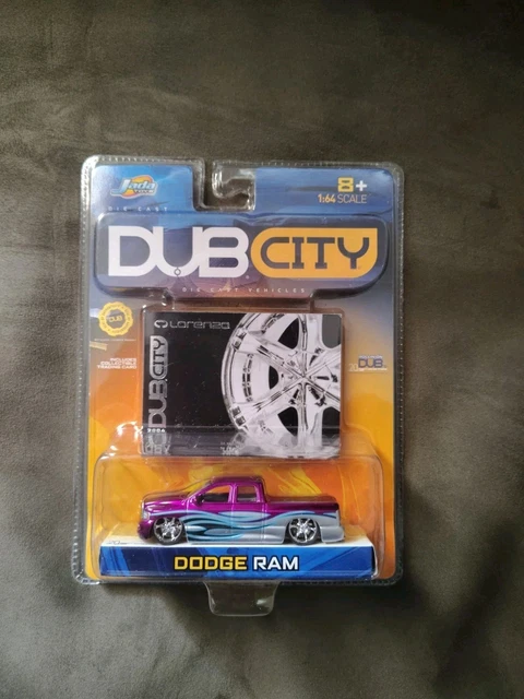 JADA DUB CITY Dodge Ram 1500 Truck Collector #67 Purple & Silver 1/64 ...