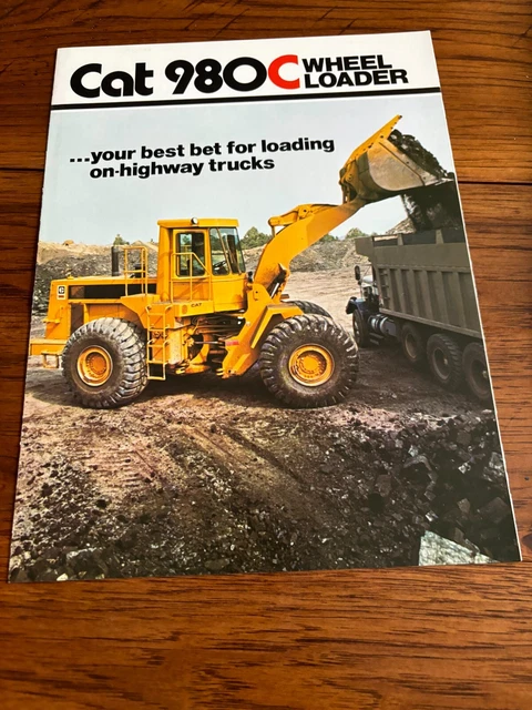 CATERPILLAR CAT 980C Wheel Loader Brochure FCCA24 £20.66 - PicClick UK