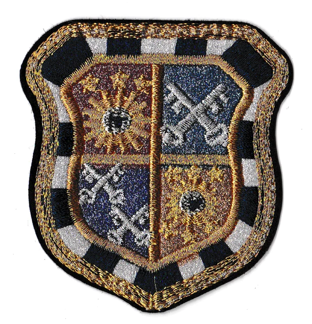 PATCH WAPPEN HERALDIK Wappen Mittelalter Bestickt Golden Zum Aufbügeln EUR 3,64 - PicClick DE
