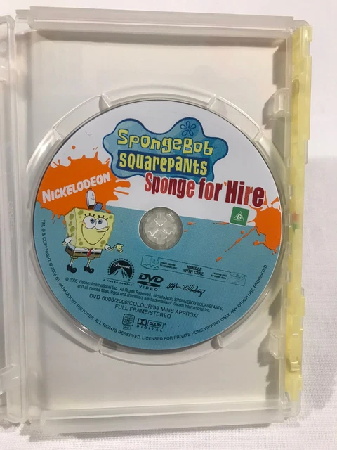 SPONGEBOB SQUAREPANTS / Sponge for Hire / DVD £3.13 - PicClick UK
